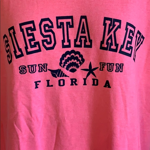 Gildan | Tops | Neon Siesta Key Tshirt | Poshmark